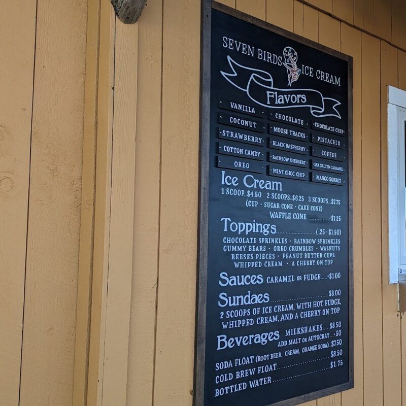 Seven Birds Ice Cream